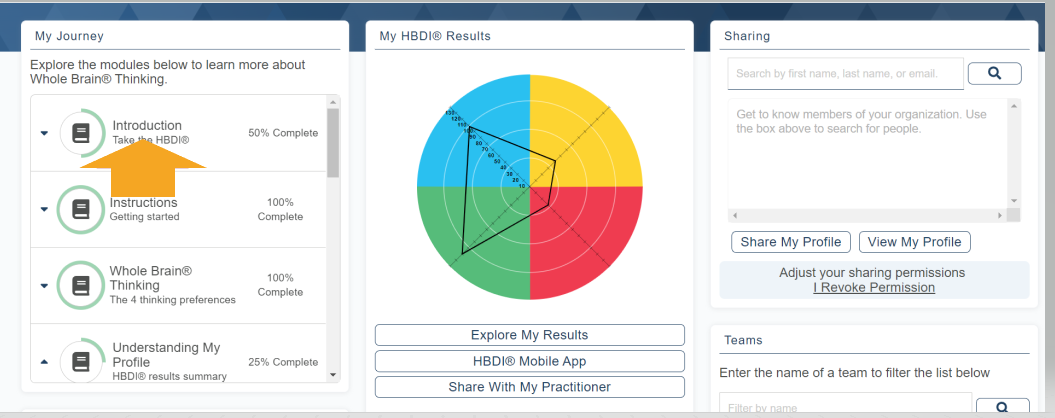 How To Take HBDI® Assessment Again – Herrmann Help Center
