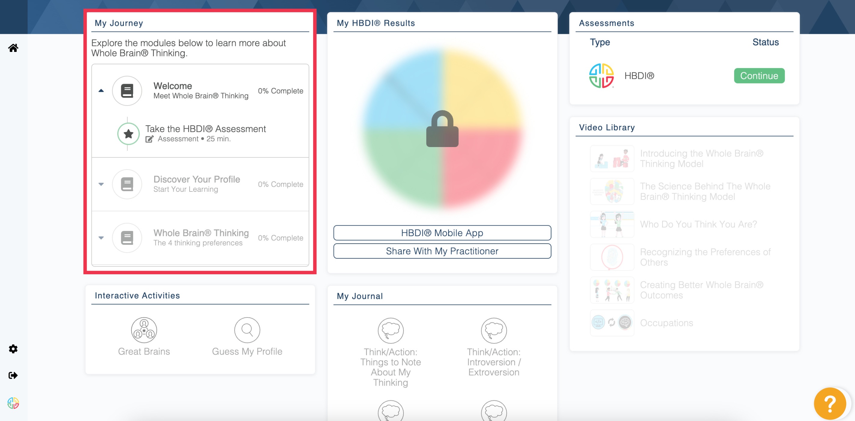 Accessing HBDI® Assessment Results on the Herrmann Platform – Herrmann Help Center